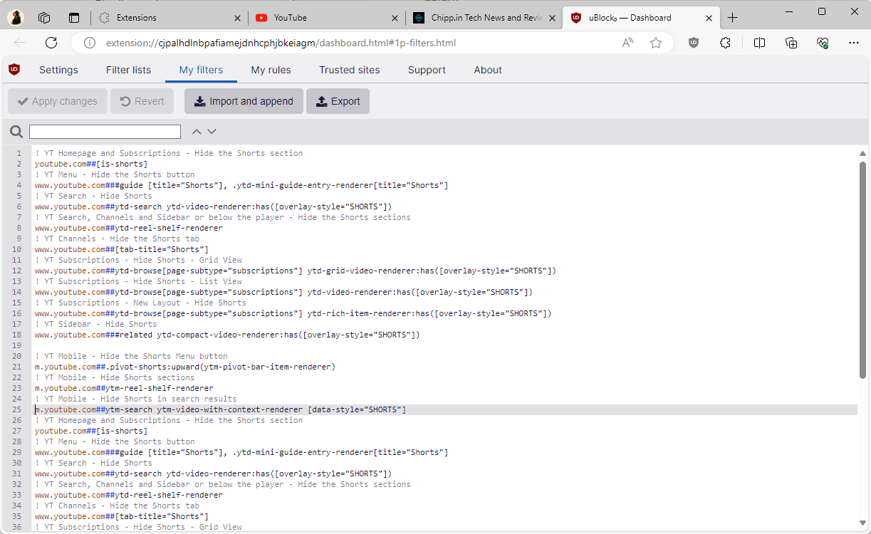 How to remove YouTube Shorts permanently - Chipp.in Tech News and Reviews