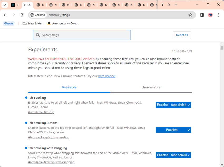 How to add scroll buttons to Chrome's tab bar - Chipp.in Tech News and ...