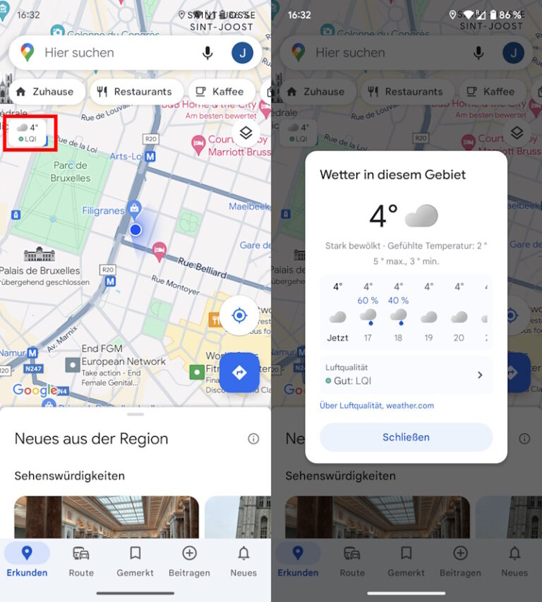 Google Maps shows weather information now on Android - Chipp.in Tech ...
