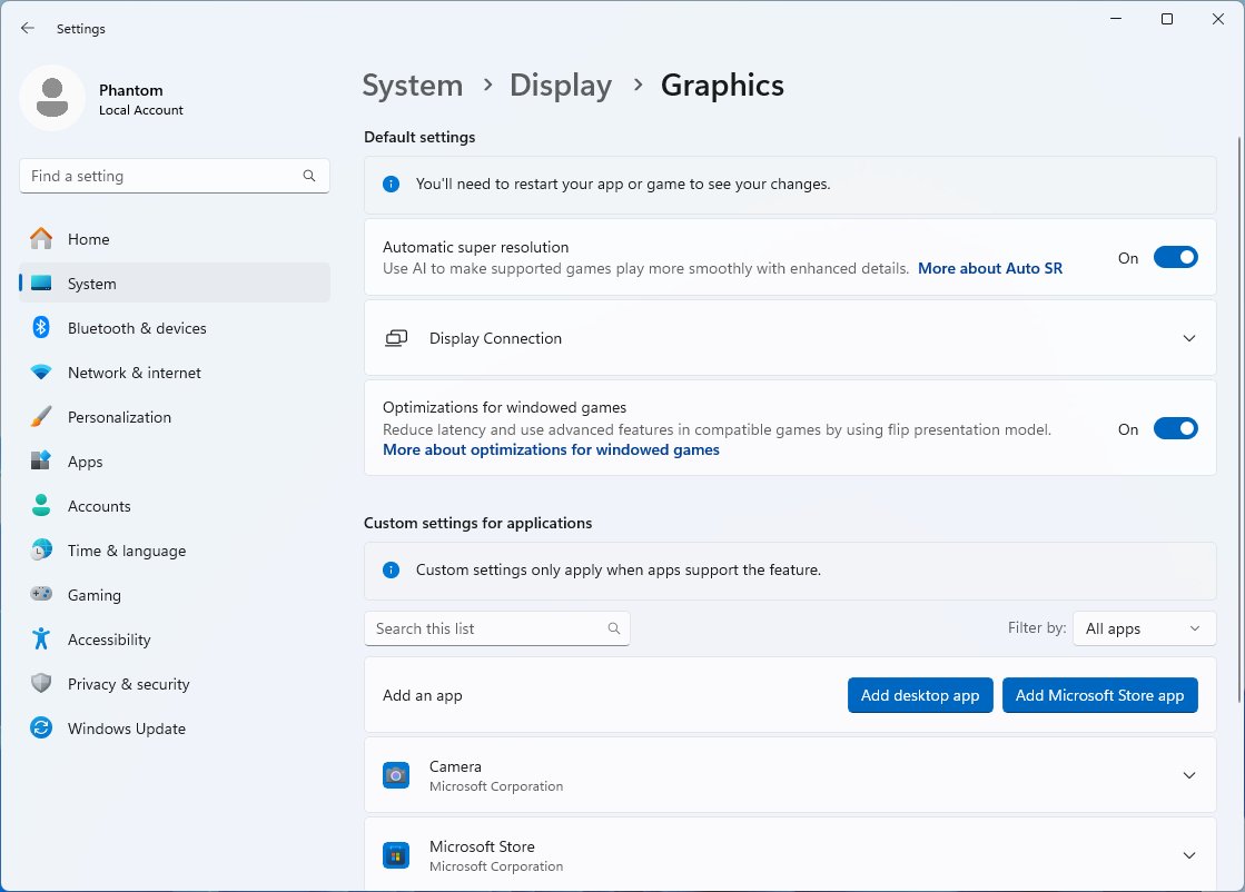 Super Resolution promises better game graphics on Windows 11 - Chipp.in ...