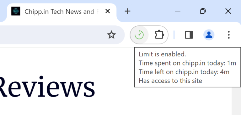 Limit: Set daily Time Limits for distracting websites in Chrome - Chipp ...
