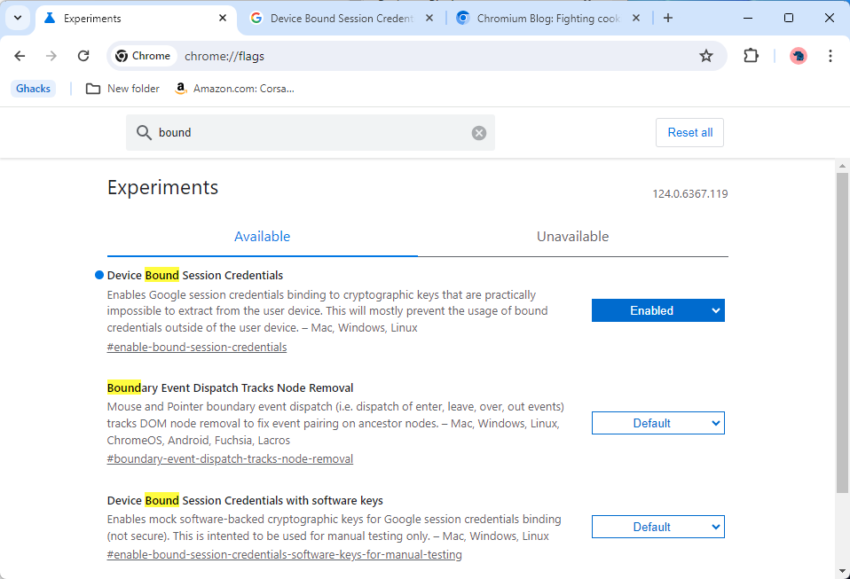 Enable Device Bound Session Credentials in Google Chrome - Chipp.in ...