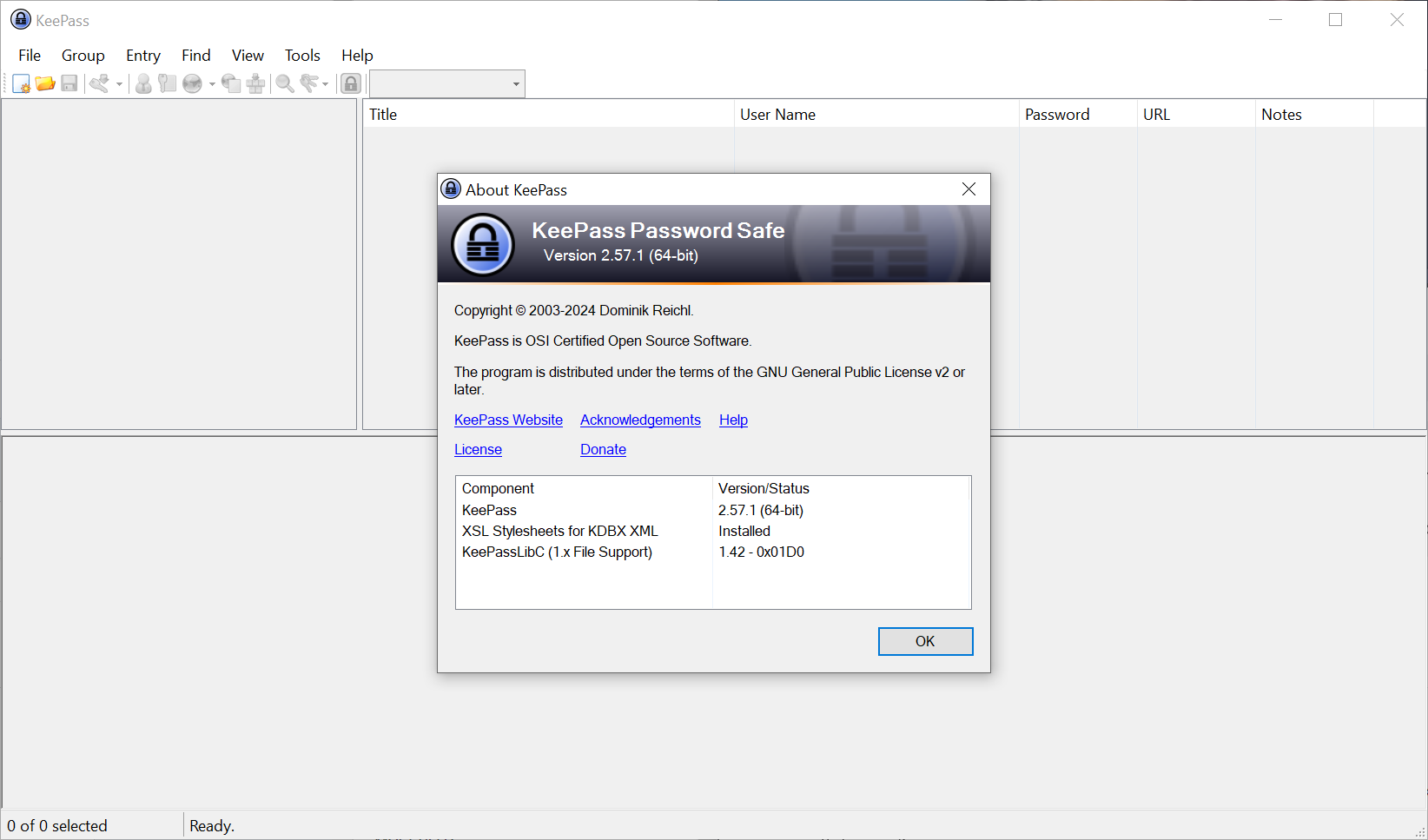 KeePass 2.57.1 Security Update is now available after a code analysis ...