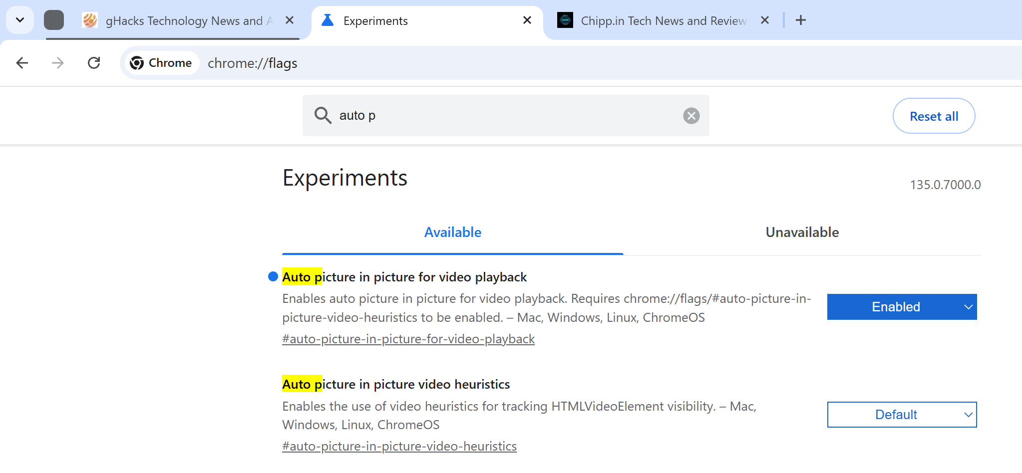 Google Chrome is getting an automatic picture-in-picture mode - Chipp ...
