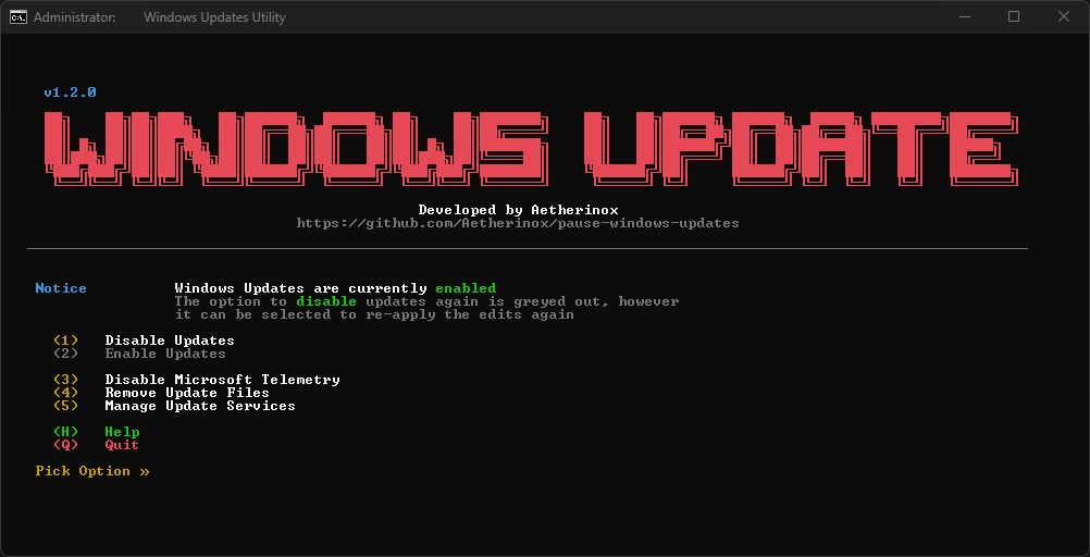 Pause Windows Updates with a tiny script - Chipp.in Tech News and Reviews