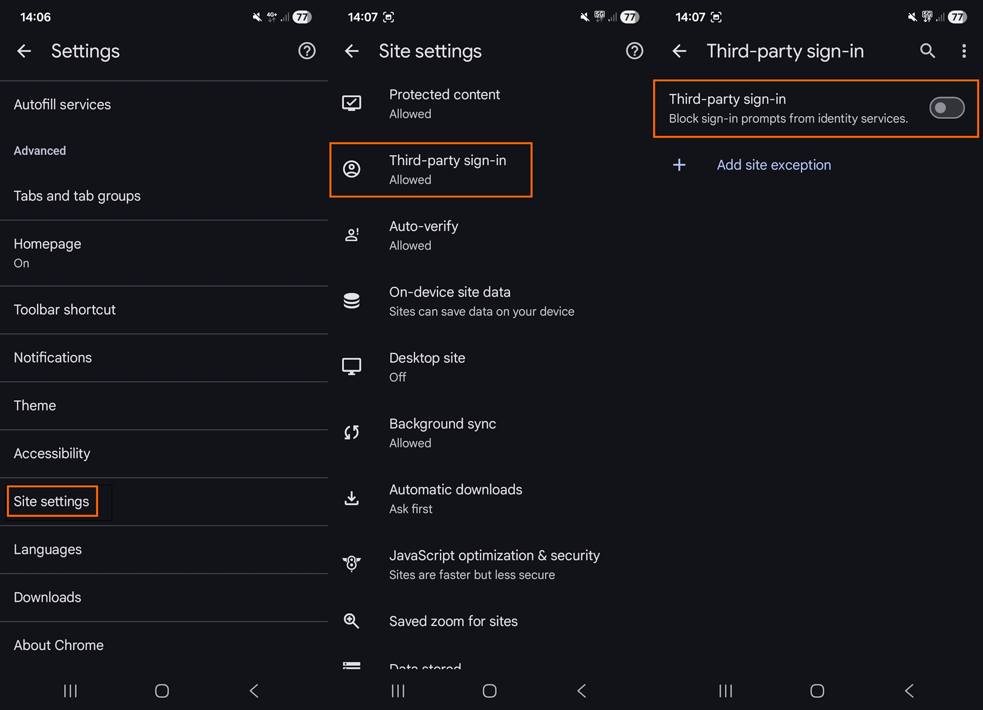 Block Google "Continue As" prompts on third-party websites - Chipp.in ...